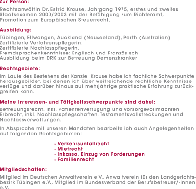 rechtsanwältin estrid.krause